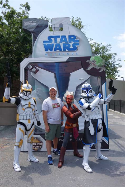 Ahsoka Tano Commander Cody Captain Rex Star Wars Weekends 2013 2
