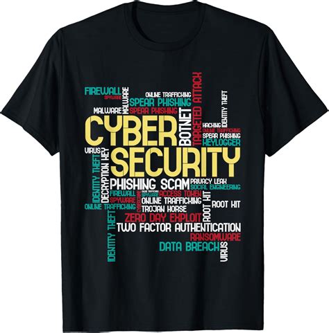 Cyber Security Hacker It Analyst Computer Programmer T Shirt