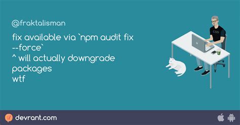 Npm Fix Available Via Npm Audit Fix Force Will Actually