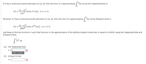 Solved If F Has A Continuous Second Derivative On A B Chegg