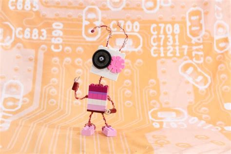 Casey Robot Sculpture Made From Found Objects Lesbian Pride Etsy