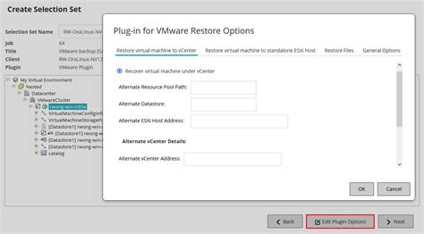 Vmware Plugin Restoring A Vm 4369589