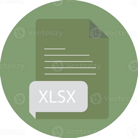 Xlsx File Extension Icon Black Color Crisp Corners Circular Shape 57325967 Png