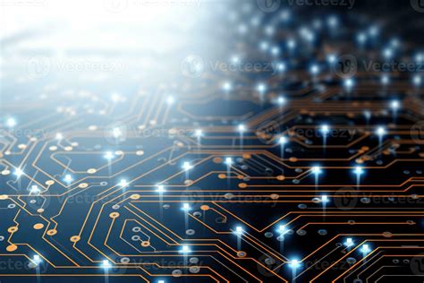 Abstract Technology Electronic Circuit Board AI Generated Stock Photo At Vecteezy