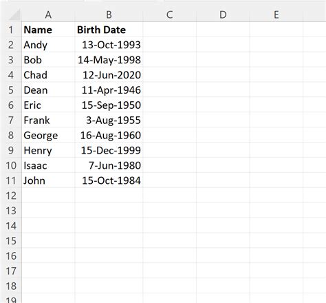 excel how to calculate age in dd mm yyyy