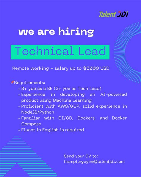 Phan Thảo Trâm NguyỄn On Linkedin Hiring Remote Technicallead Techlead