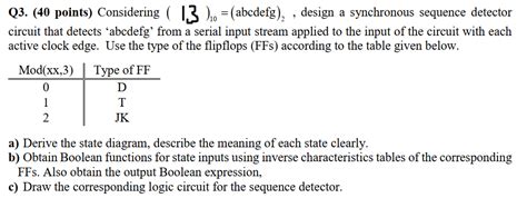 Solved Q3 40 Points Considering 13 Abcdefg
