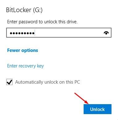 How To Enable BitLocker Auto Unlock On Windows