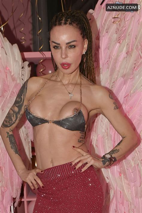 Nina Moric Flashes Her Sexy Nudity At Beauty Center Academy Opening In