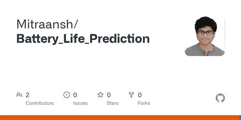 Github Mitraanshbatterylifeprediction