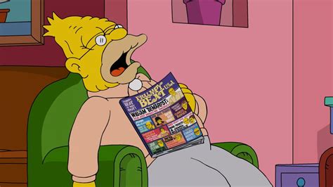 Abraham Simpson El Abuelo De Springfield Divani