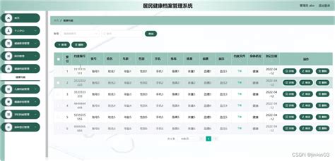 Javaphpnodejspython居民健康档案管理系统【2024年毕设】 Csdn博客 Javaphpnodejspython居民健康档案管理系统【2024年毕设】 Csdn博客