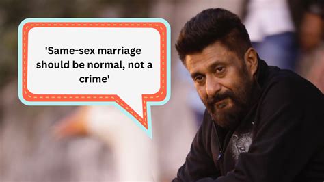 Vivek Ranjan Agnihotri Slams Same Sex Marriage Is Urban Elitist