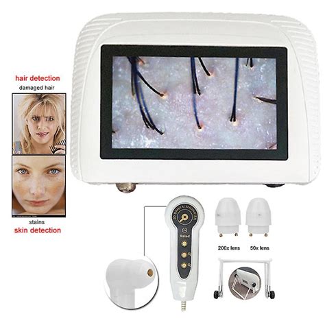 New 50x200x Hd Digital Microscope Hair Follicle Detector Scalp New 50x200x Hd Digital Microscope Hair Follicle Detector Scalp