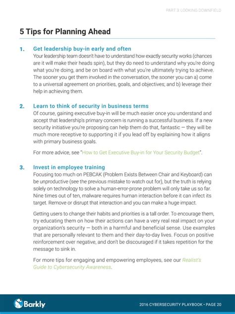 2016 Cybersecurity Playbook Pdf