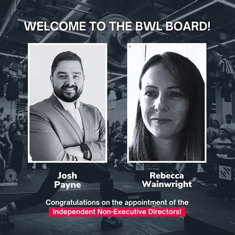 Bwl Announces Two New Independent Board Members British Weight Lifting
