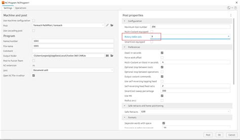 Tool Orientation Is Not Supported When Post Processing From Fusion Inventor Cam And Hsmworks