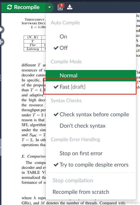 Latex编译超时（your Project Exceeded The Compile Timeout Limit On Our Free