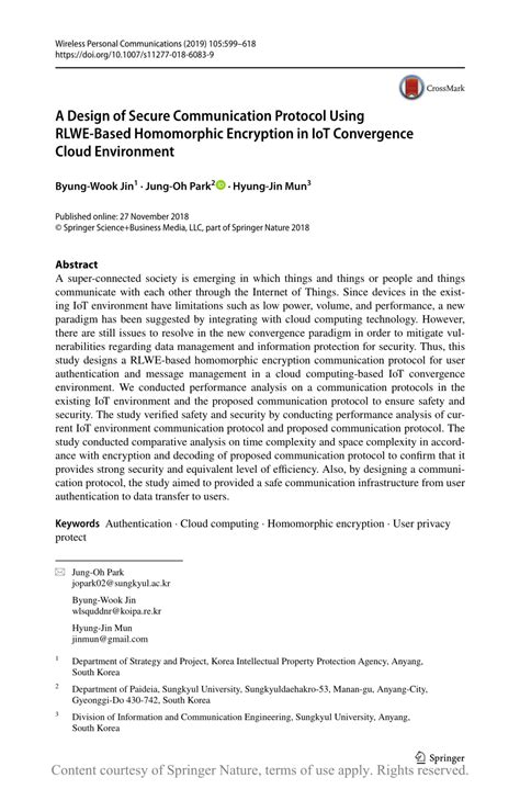 A Design Of Secure Communication Protocol Using Rlwe Based Homomorphic Encryption In Iot