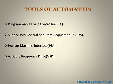 Plc And Scada Automation Ppt