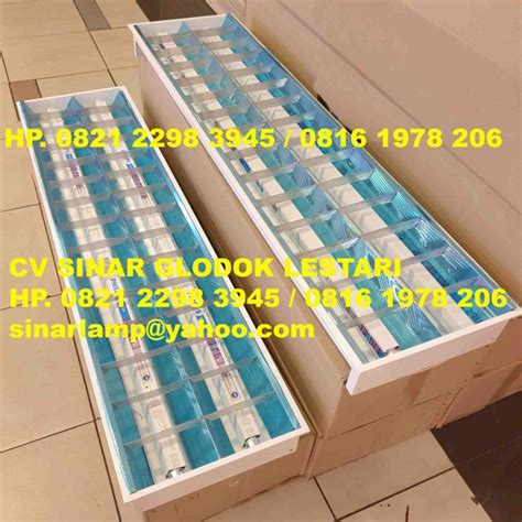 Kap Lampu RM TL LED Philips 2x16 Watt