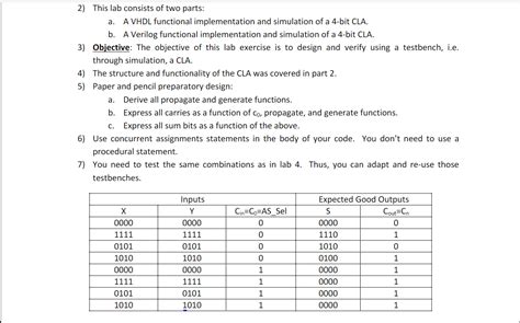 Solved 2 This Lab Consists Of Two Parts A A VHDL Chegg