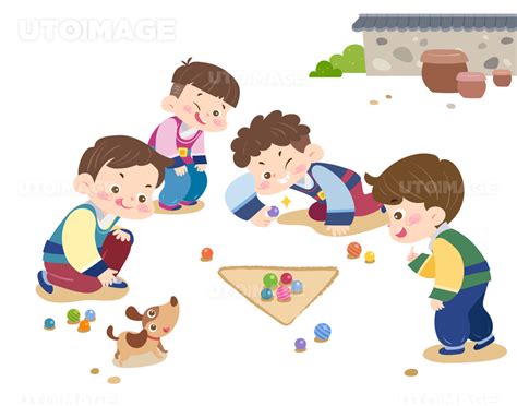 Ill110 전통놀이 013 유토이미지 상세페이지 베이직샵 일러스트 17902581