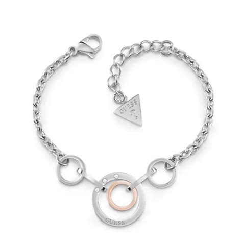 Pulsera Para Mujer Guess La Guessers Color Negro Diámetro 8 Cm Largo 17 Cm Mercadolibre