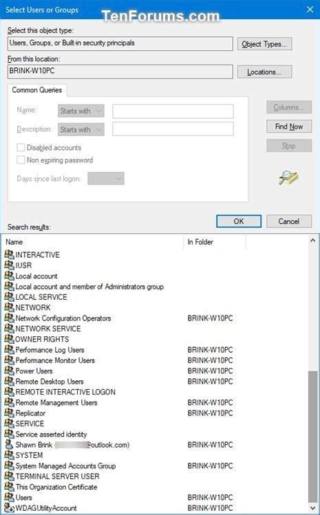 Deny Users And Groups To Log On With Remote Desktop In Windows 10