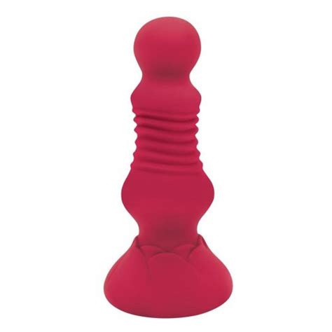 Secret Kisses Rosegasm Remote Control Thrusting Rosebud Buttplug Sex