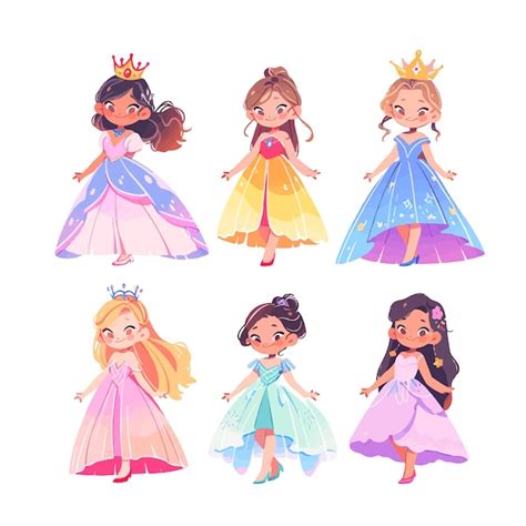 Cartoon Disney Princess Drawings