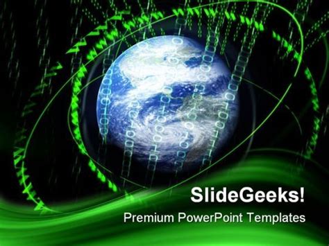 Digital Global Powerpoint Templates And Powerpoint Backgrounds 0411