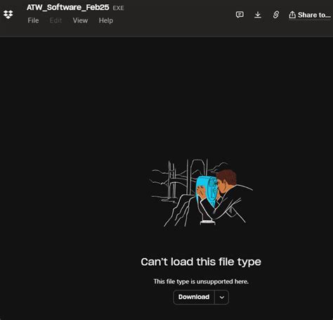 error message “can t load this file type this file type is unsupported