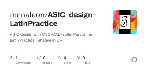 Github Menaleonasic Design Latinpractice Asic Design With Oss Cad Suite Part Of The