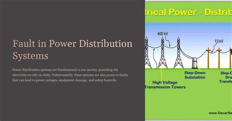 Fault In Power Distribution Systems