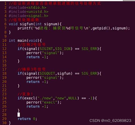 unix c学习笔记15 信号处理的继承与恢复，发送信号，暂停，睡眠与闹钟 c signal后 如何恢复 csdn博客