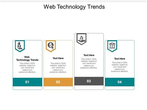 Web Technology Trends Ppt PowerPoint Presentation Pictures Design Ideas Cpb