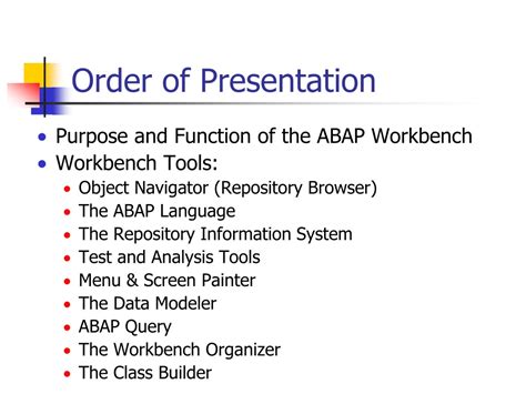 Ppt Abap Programming Powerpoint Presentation Free Download Id9444878