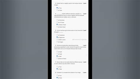 Nptel Cloud Computing Week 8 Assignment 8 Nptel