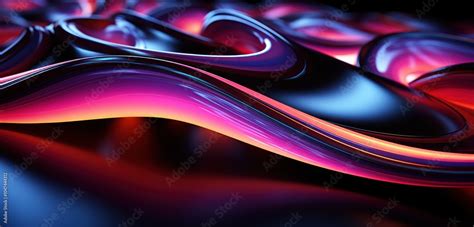 abstract waves of color create a dynamic visual effect with fluid