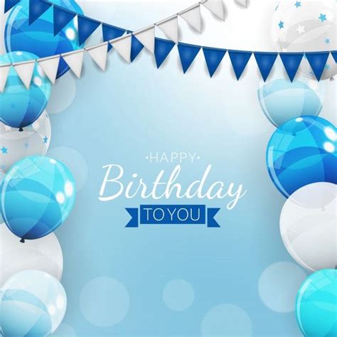 Tarjeta De Felicitación Con Globos Y Marco