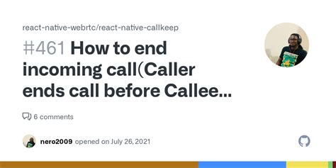 How To End Incoming Call Caller Ends Call Before Callee Accepts Picks The Call · Issue 461