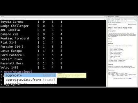Aggregate Function In R Video Educational Research Techniques