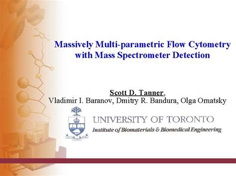 Massively Multiparametric Flow Cytometry With Mass Spectrometer Detection
