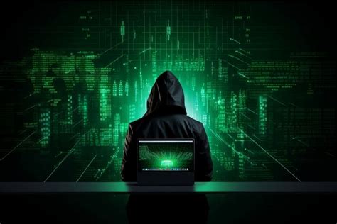 Abstract Hacker Mockup Background Generate Ai
