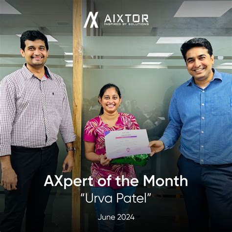 Aixtor Technologies On Linkedin Aixtortechnologies Axpertofthemonth