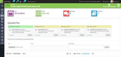 Prestashop Module Customer Files Upload Customer Can Upload Files To Own Orders
