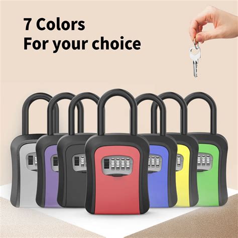 Password Key Box Outdoor Safe Decoration Code Storage Lock Wall Mounted Password Box
