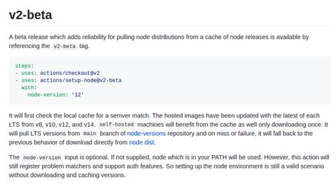unable to find actions actions setup node v2 · issue 211 · actions